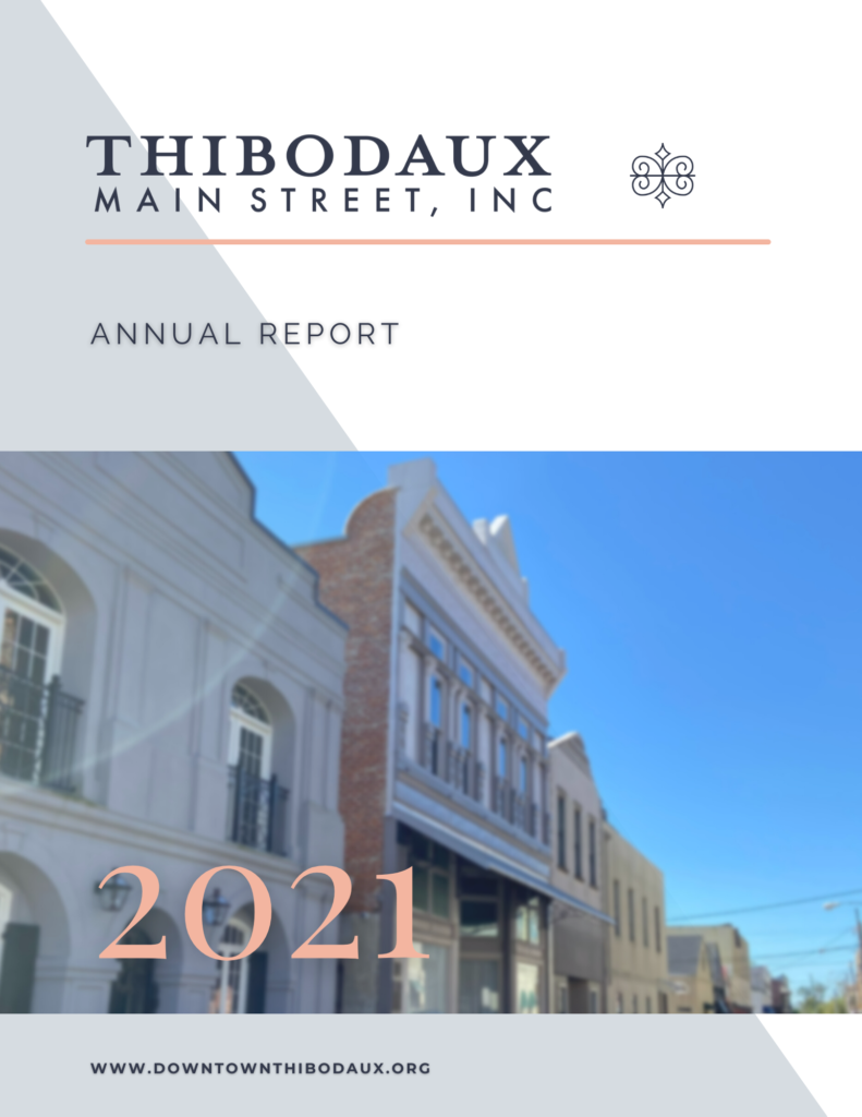 ABOUT US – THIBODAUX MAIN STREET, INC.